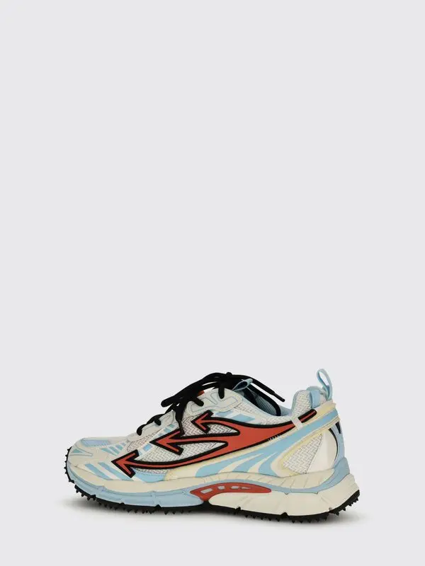 Off-White Be Right Back Mesh And Rubber Sneakers - Blue