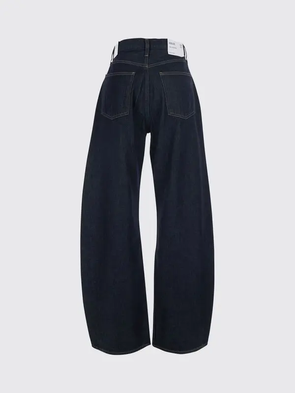 AGOLDE Luna High-waisted Tapered Fit Baggy Jeans In Cotton Denim - Blue