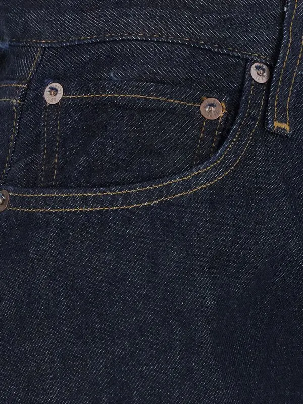 AGOLDE Luna High-waisted Tapered Fit Baggy Jeans In Cotton Denim - Blue