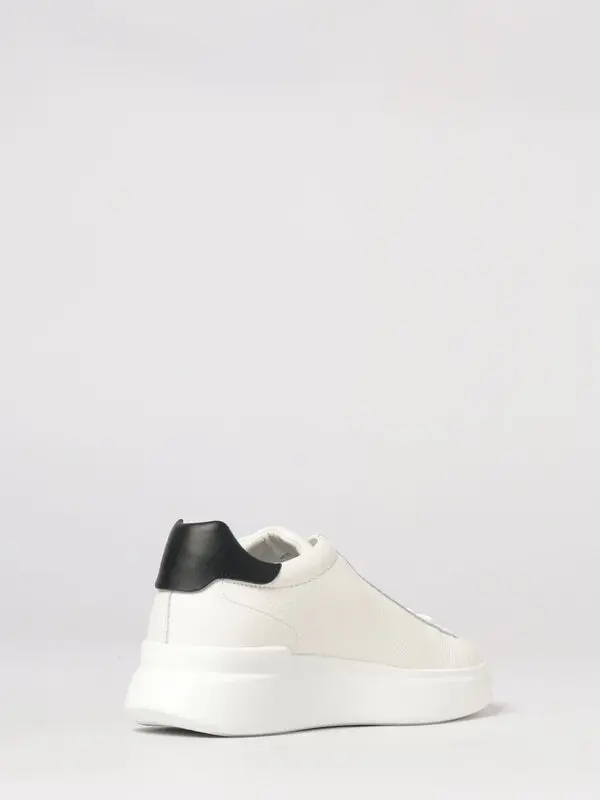 Hogan Hammered Leather Low-top Sneakers - White
