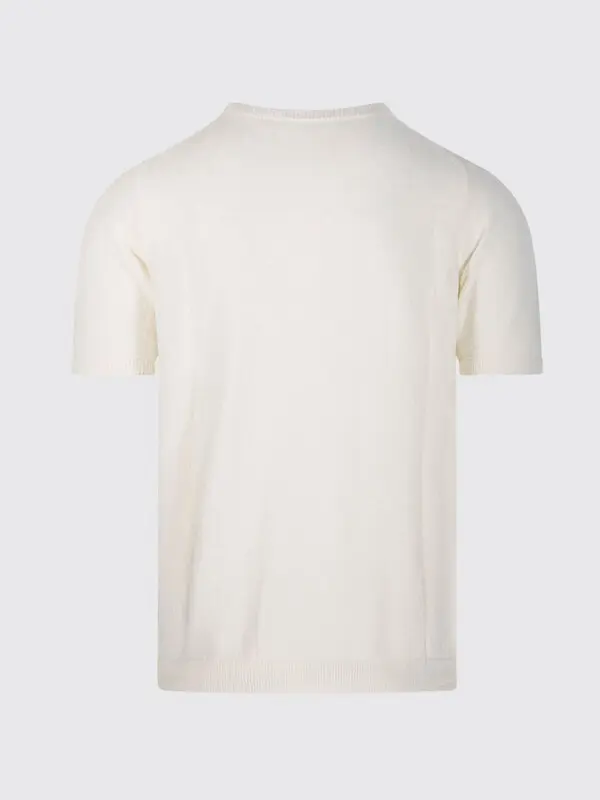 ROBERTO COLLINA Crewneck Short Sleeve Jumper - White