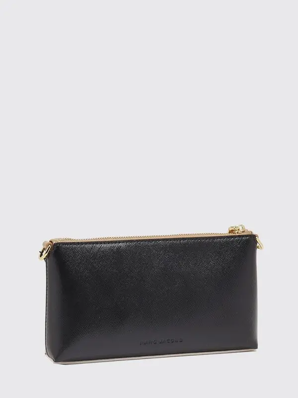 Marc Jacobs Snapshot Bi Leather Shoulder Bag With Double J Logo - Camel