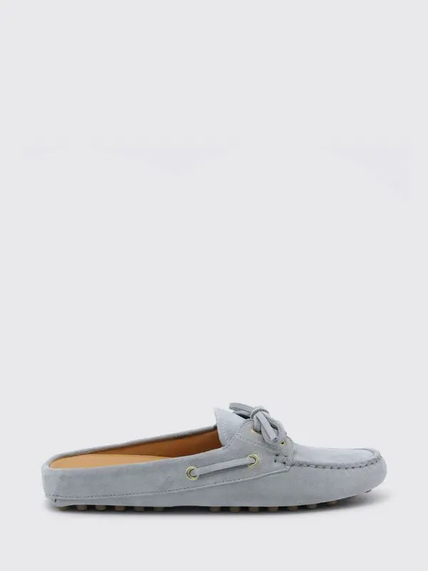 TOD'S Gommino Suede Mules - Grey