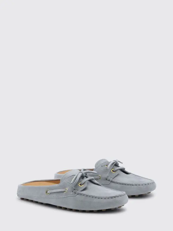 TOD'S Gommino Suede Mules - Grey