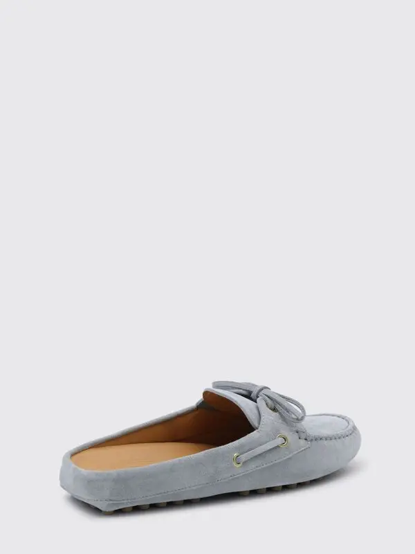 TOD'S Gommino Suede Mules - Grey