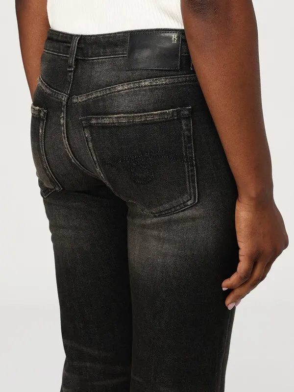 R13 Straight Leg Jeans