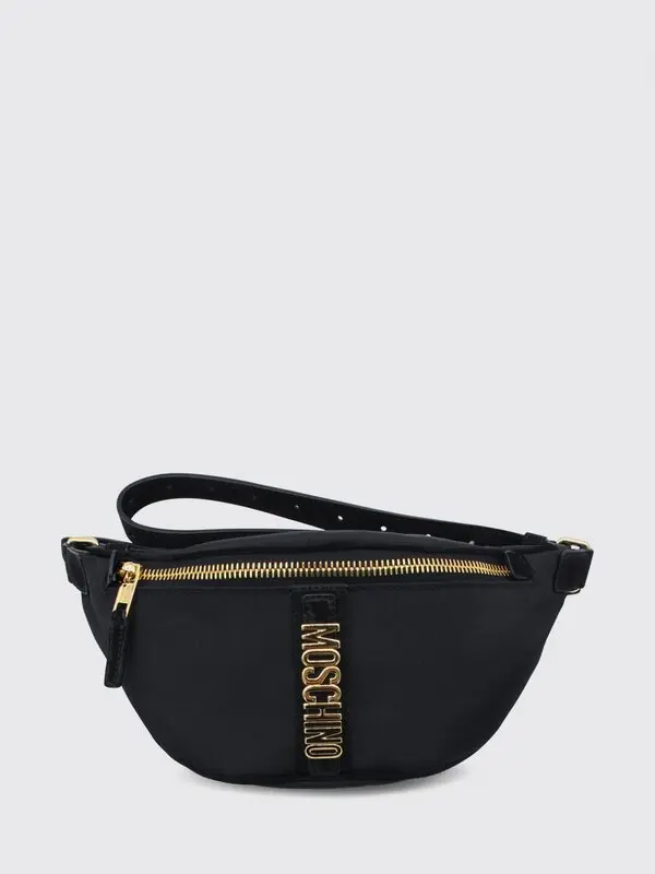 Moschino Cordura Nylon Belt Bag With Calf Leather Accents