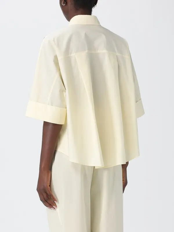 Liu Jo Embellished Cotton Shirt - Yellow