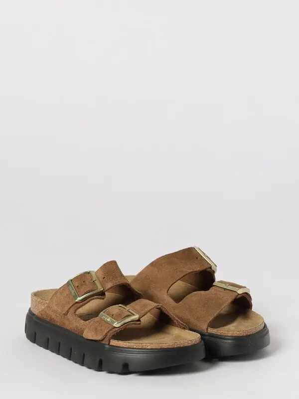 BIRKENSTOCK Arizona Pap Flex Platform Sandals In Suede