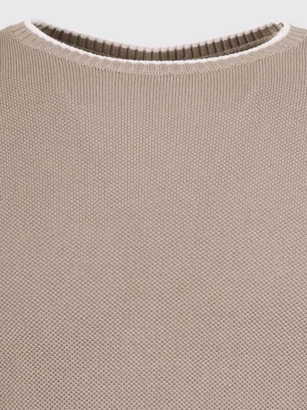 Fedeli Crew Neck Cotton Sweater
