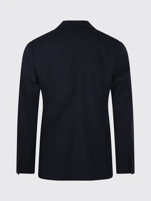 LARDINI Single-breasted Virgin Wool Blazer