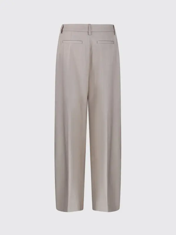 THELATEST High Waisted Wide Leg Trousers - Beige
