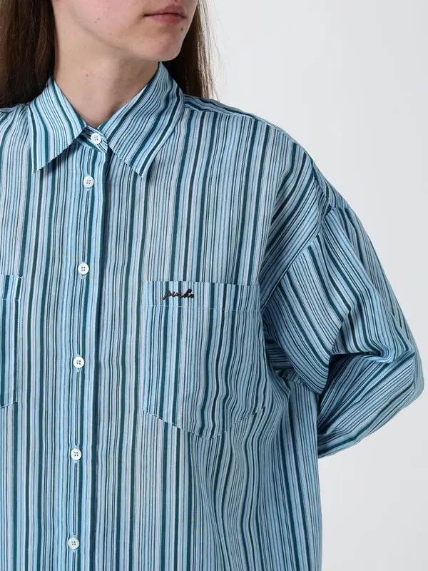 Pinko Striped Cotton Shirt - Blue