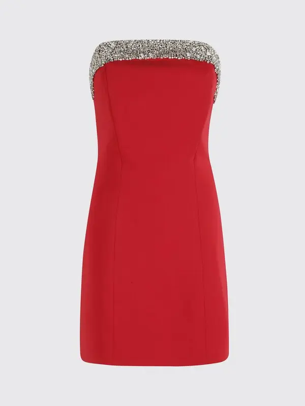 Amen Embellished Strapless Dress