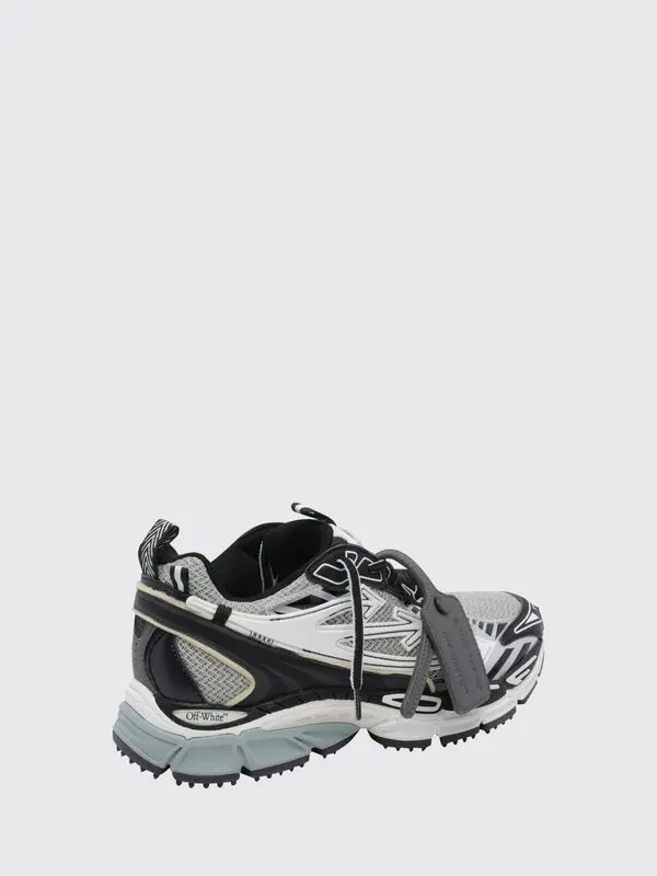Off-White Be Right Back Rubber And Mesh Lace-up Sneakers - Black