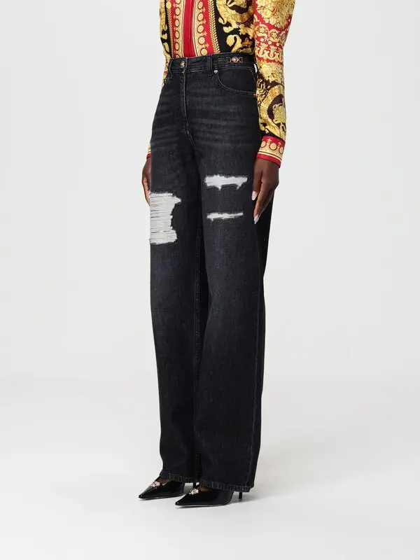 Versace Wash Distressed Jeans