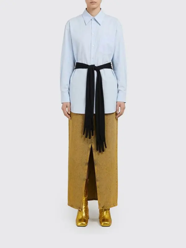 MAISON MARGIELA Cotton Shirt With Belt