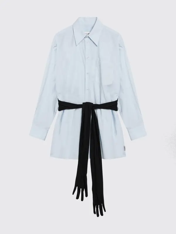 MAISON MARGIELA Cotton Shirt With Belt
