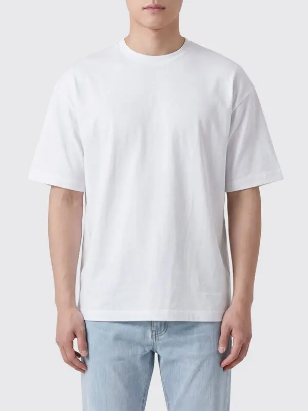 Comme Des Garçons Cotton T-shirt With Logo - White