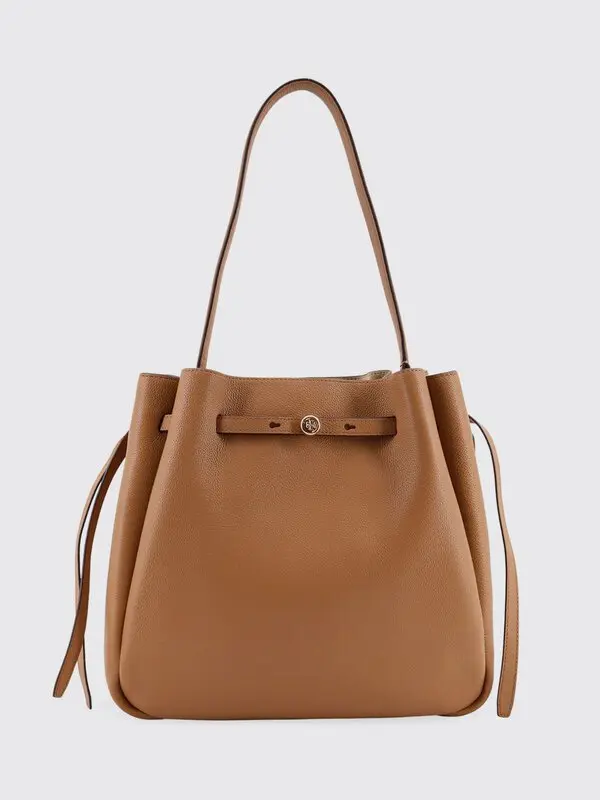Tory Burch Romy Grained Leather Bucket Bag