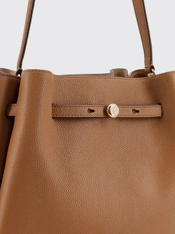 Tory Burch Romy Grained Leather Bucket Bag
