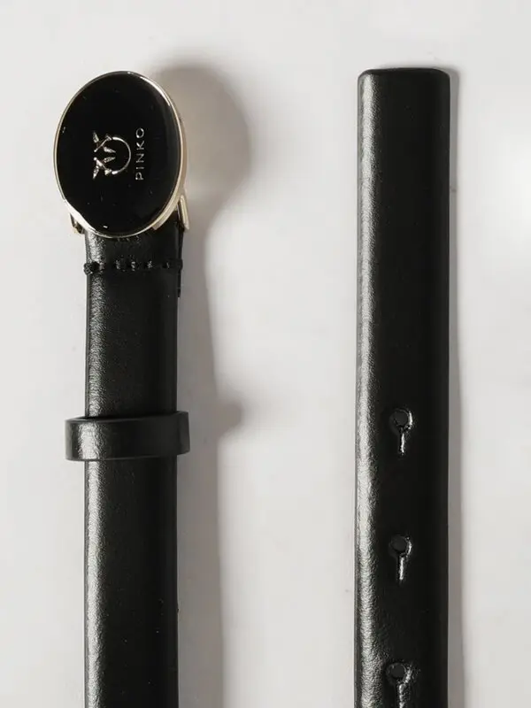 Pinko Love Birds Leather Belt