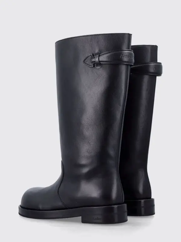 Acne Studios Buckled Leather Boots