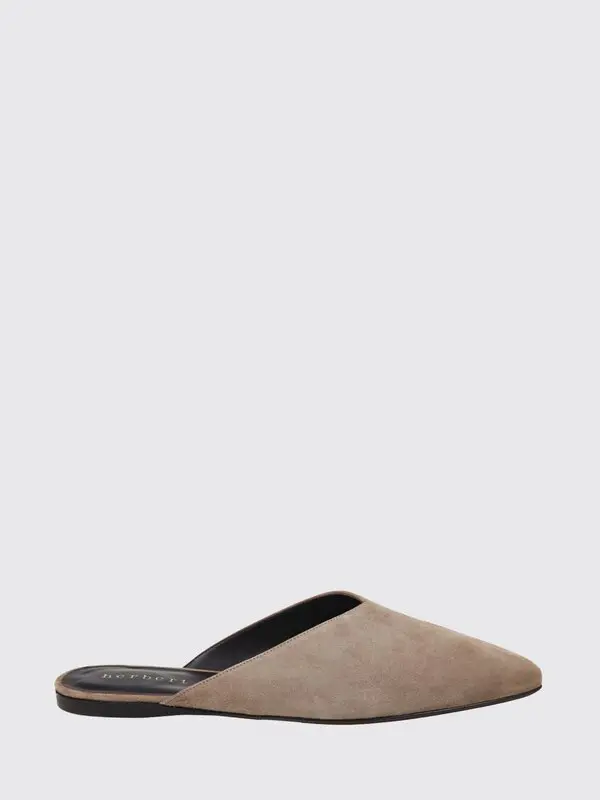 HERBERT LEVINE Suede Mules