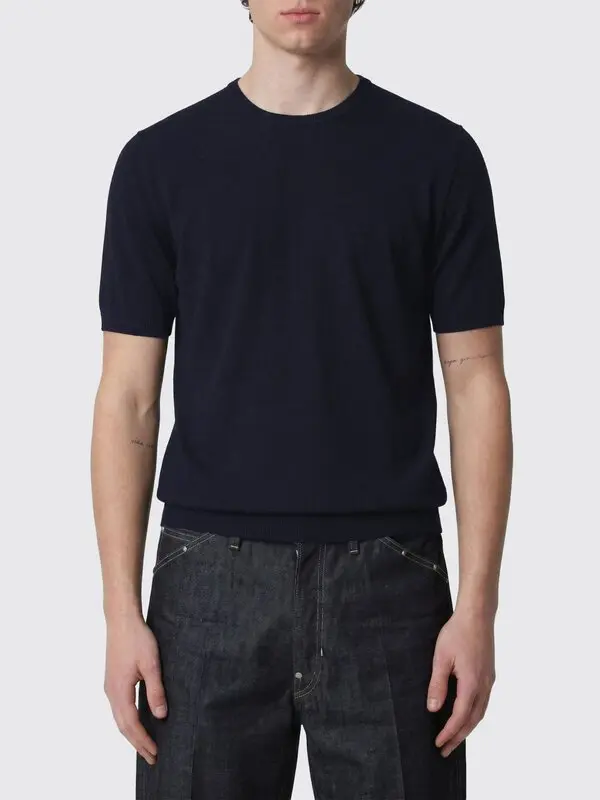 ROBERTO COLLINA Cotton Knit - Blue