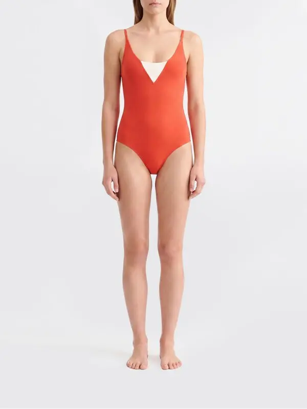 ERES Nylon One Piece Swimsuit - Red