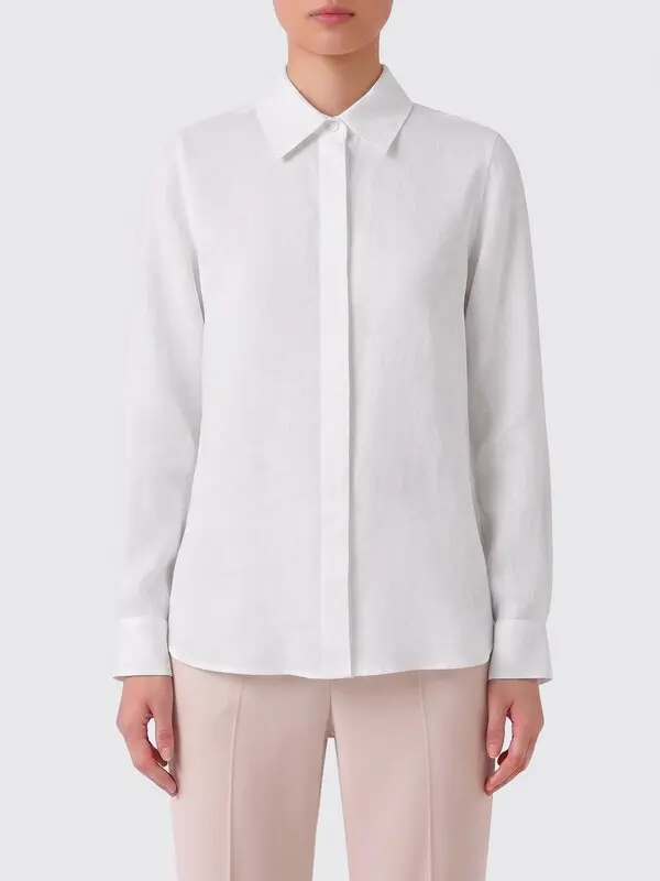 Max Mara Classic Linen Shirt - White