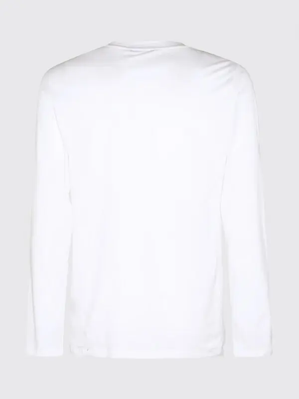 TOM FORD Long-sleeved T-shirt In Cotton And Modal Blend - White
