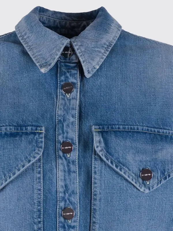 DONDUP Distressed Denim Shirt