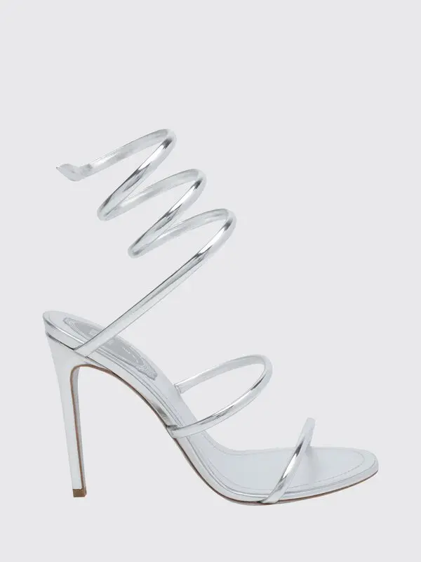 Rene Caovilla Heeled Sandals - Silver