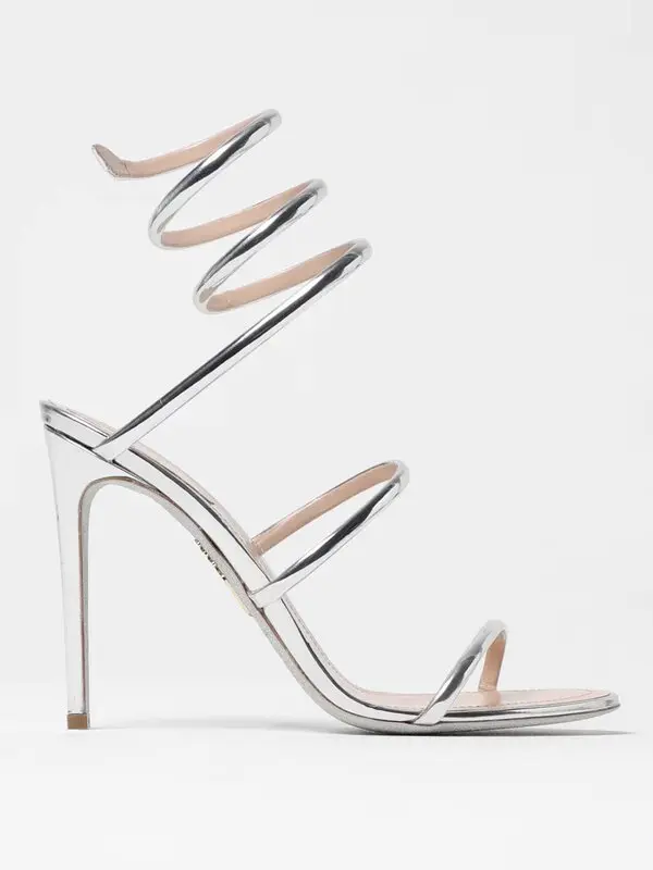 Rene Caovilla Heeled Sandals - Silver