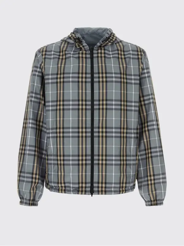 Burberry Tartan Polyester Hooded Jacket