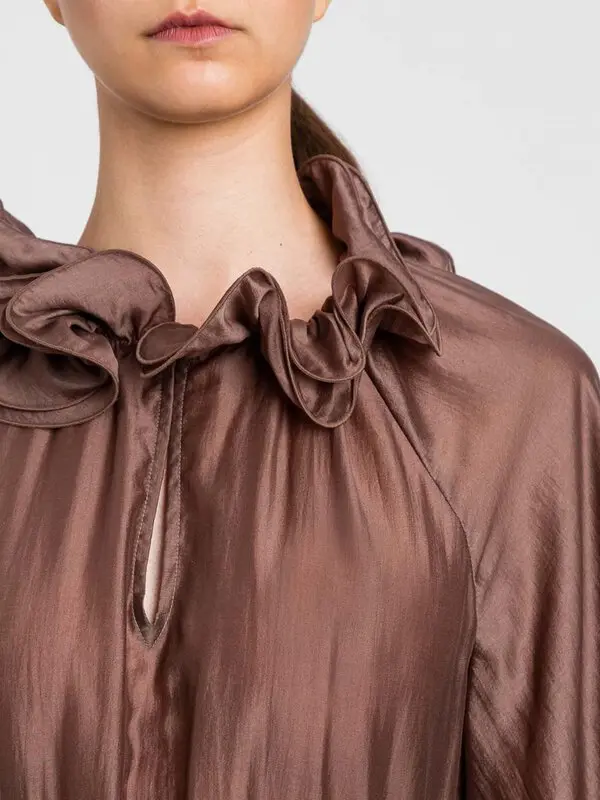 TWINSET Mini Dress In Cotton Voile