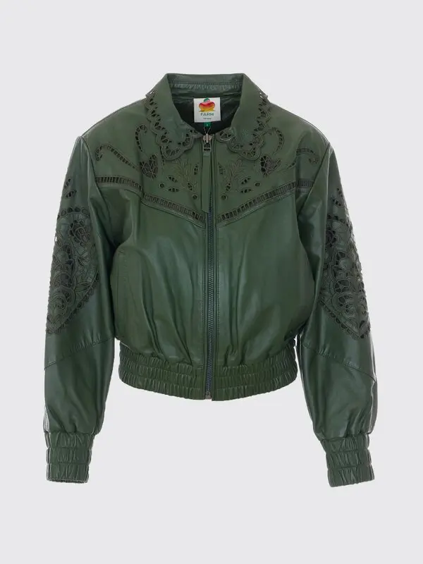 Farm Rio Leather Jacket