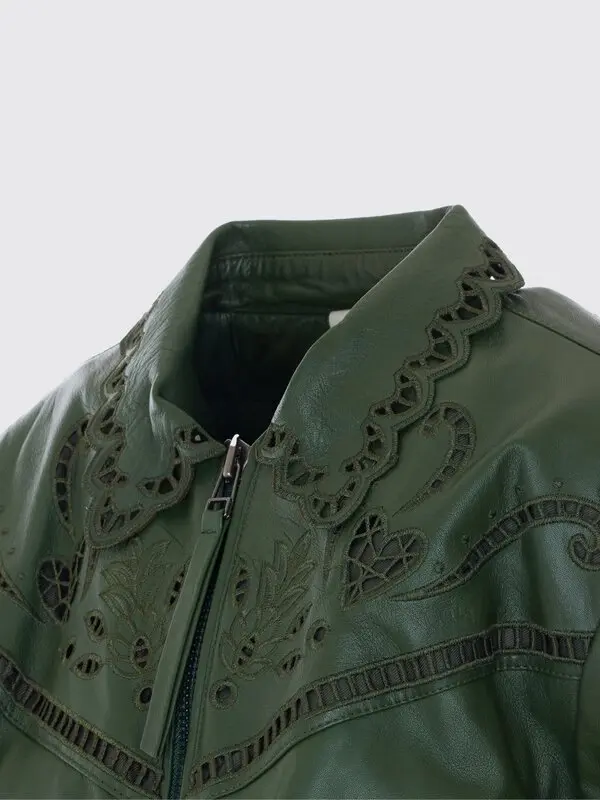 Farm Rio Leather Jacket