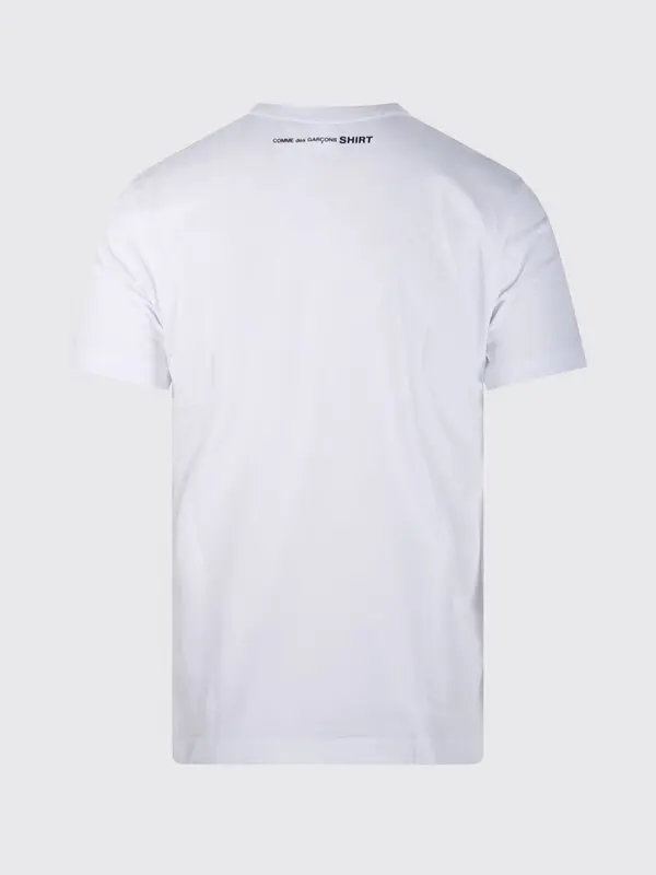 Comme Des Garçons Cotton T-shirt With Slogan Print
