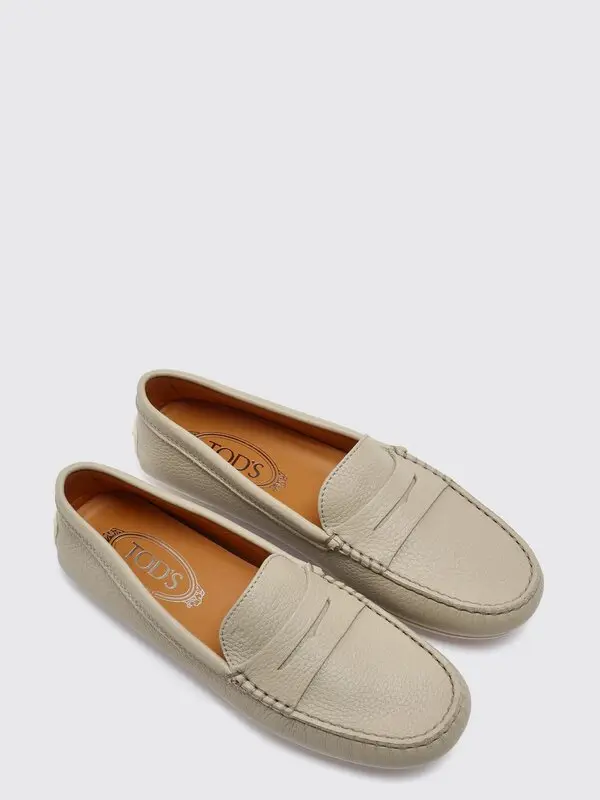 TOD'S Gommino Hammered Leather Loafers