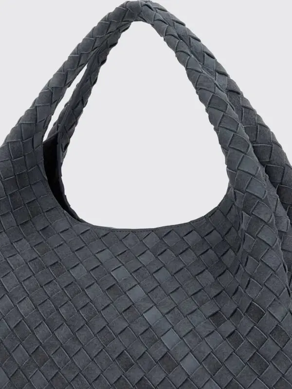 Bottega Veneta Campana Woven Suede Bag