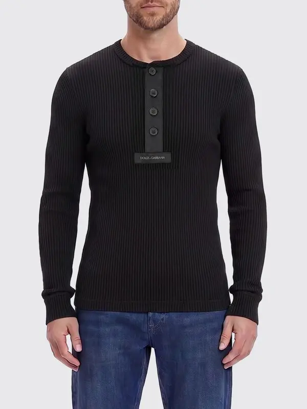 Dolce & Gabbana Ribbed Cotton T-shirt