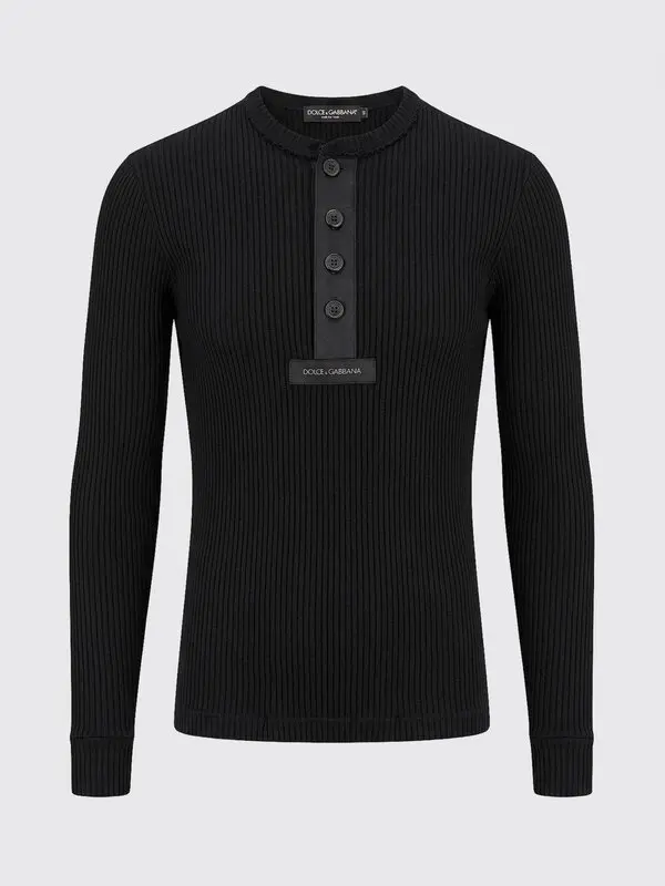 Dolce & Gabbana Ribbed Cotton T-shirt