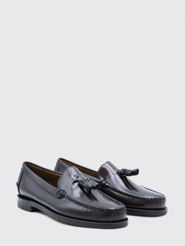 SEBAGO Classic Will Brushed Leather Loafers With Tassel Detail
