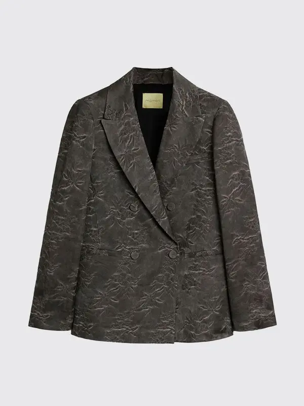 Momoni Double-breasted Jacquard Viscose Blazer