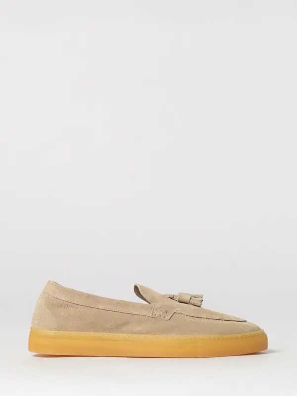 SUMMERY COPENHAGEN Paia Suede Loafers With Tassels - Sand