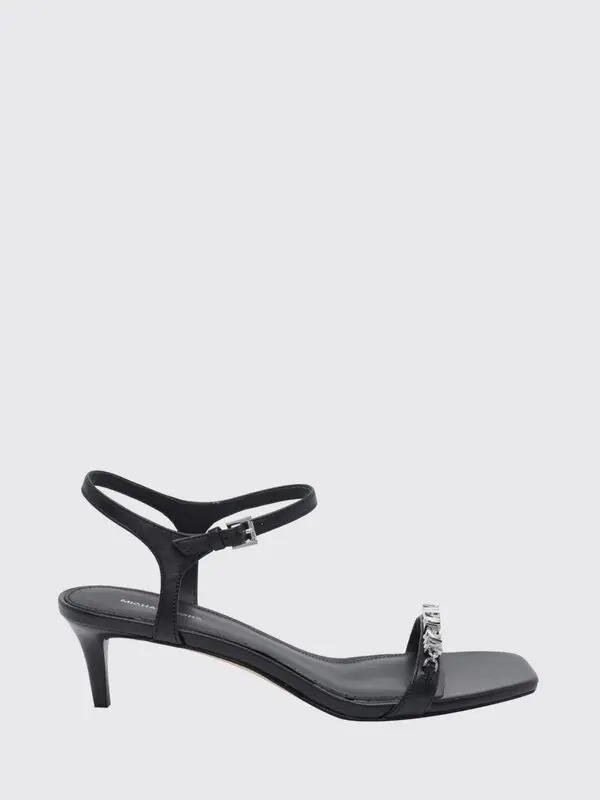 Michael Kors Dina Flex Leather Sandal - Black