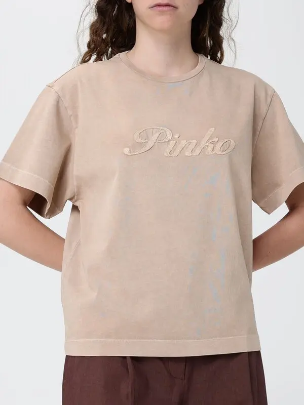 Pinko Cotton T-shirts With Logo