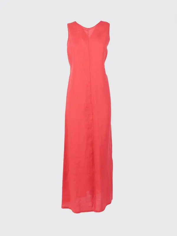 Aspesi Linen Long Dress - Orange